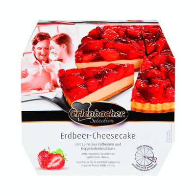 Erlenbacher Cheesecake jahodový krájený | Košík.cz