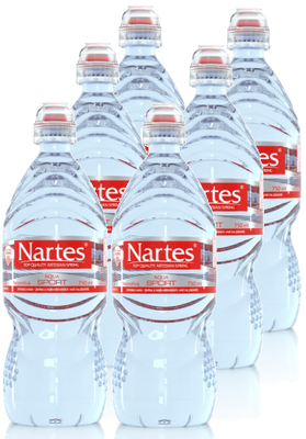 Nartes Aqua Sport neperlivá voda 6 x 750ml | Košík.cz