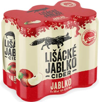 Lišácké jablko Original, plech multipack 6x500 ml | Košík.cz