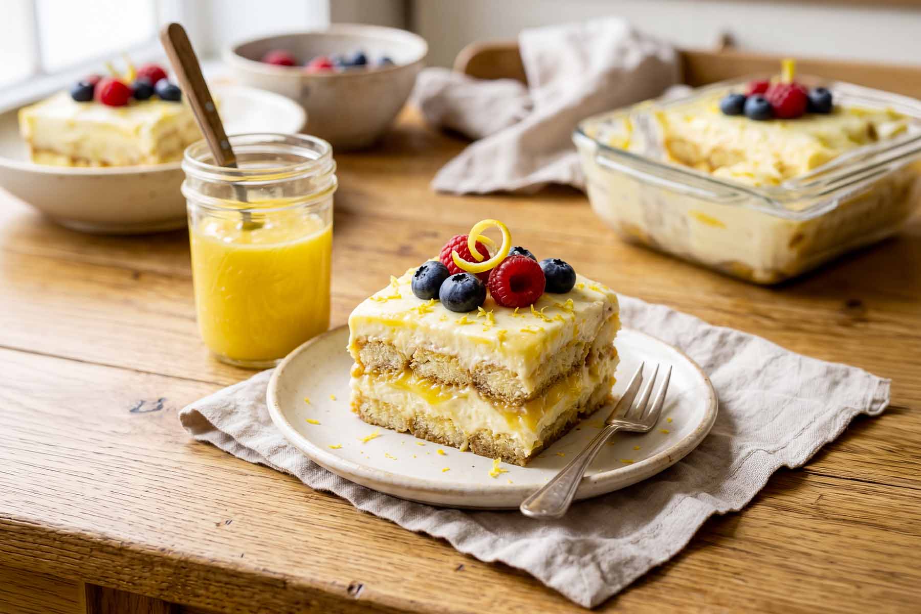 Lemon tiramisu - recept | Košík.cz