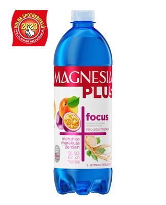 Magnesia Plus Focus meruňka, marakuja, ženšen | Košík.cz