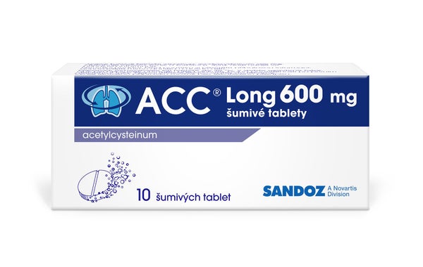 ACC LONG 600 mg 10 šumivých tablet | Košík.cz