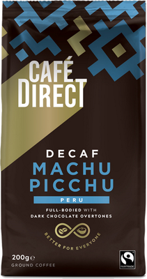 Cafédirect Machu Picchu SCA 82 mletá káva bez kofeinu 200g | Košík.cz